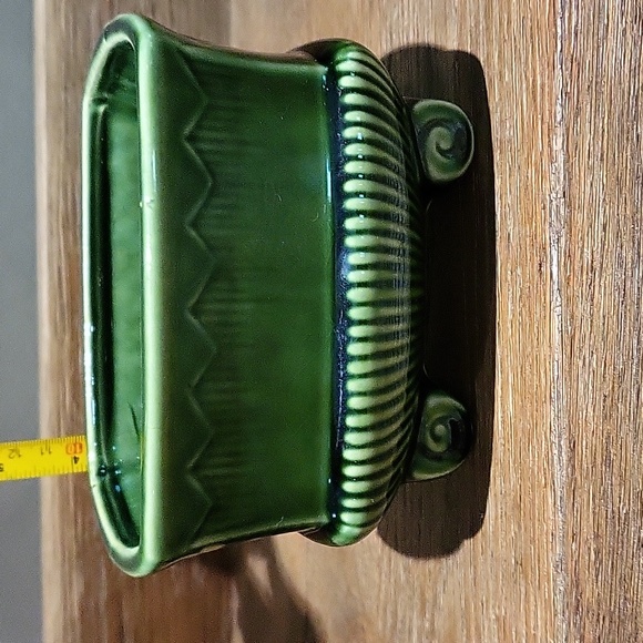 Mccoy | Accents | Vintage Deep Forest Green Mccoy Planter | Poshmark